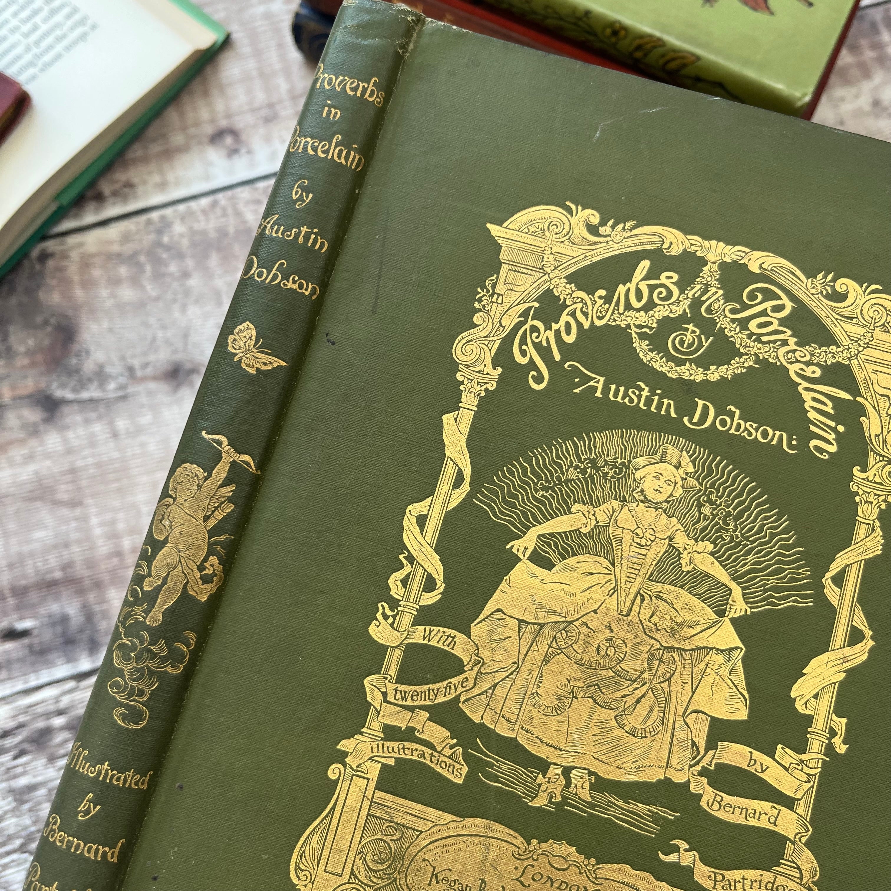 1893 Proverbs in Porcelain by Austin Dobson Late Victorian Illustrated ...